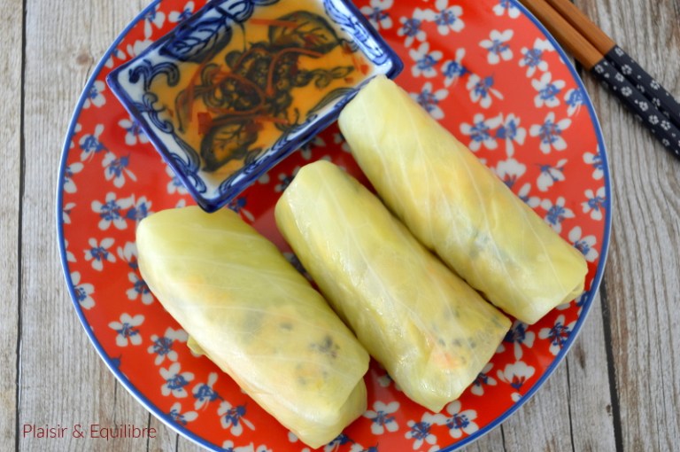 Chou farci façon nems | Plaisir et Equilibre