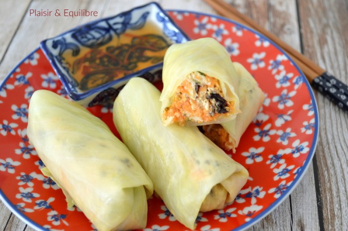 Chou farci façon nems | Plaisir et Equilibre